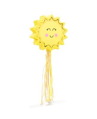 Blue Panda Small Sun Pinata for Kid's Birthday Party or Baby Shower (14 ...