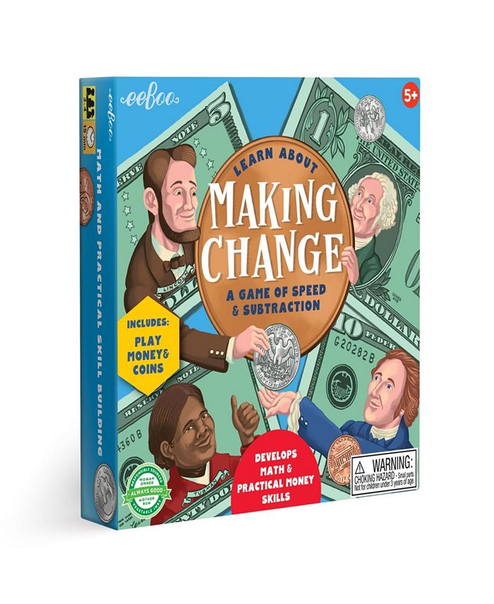 Eeboo Learn About Making Change Game Macy s