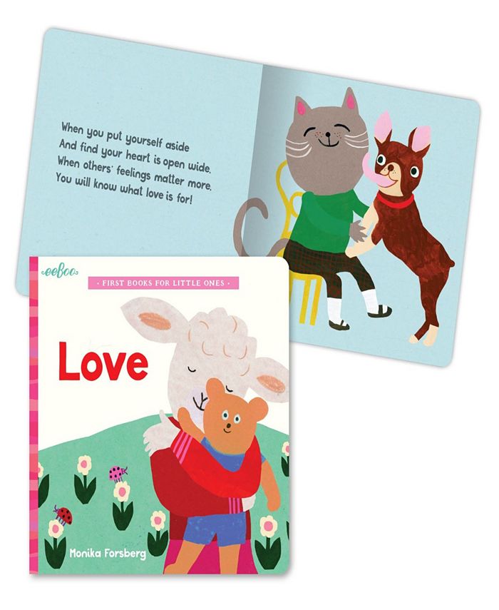 Eeboo First Books for Little Ones Love Board Book - Macy's