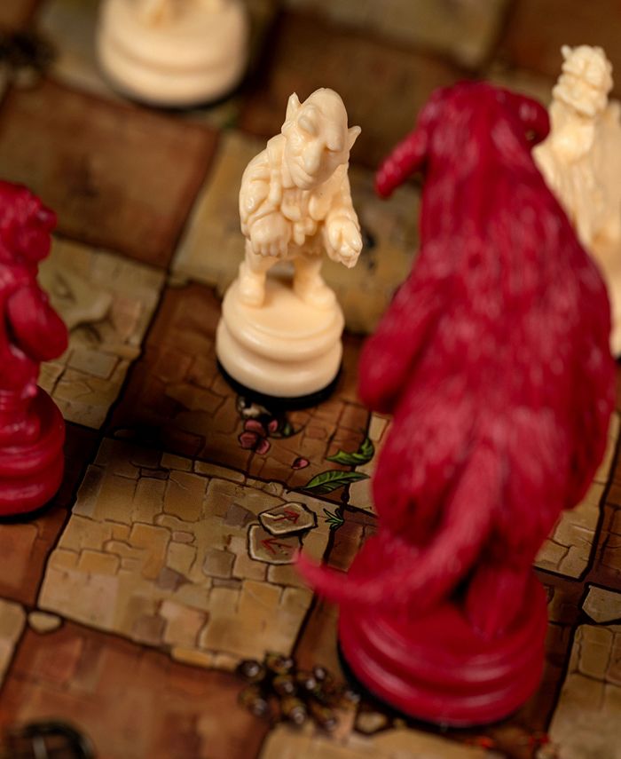 River Horse Labyrinth Jim Henson's 33 Piece Chess Set - Macy's