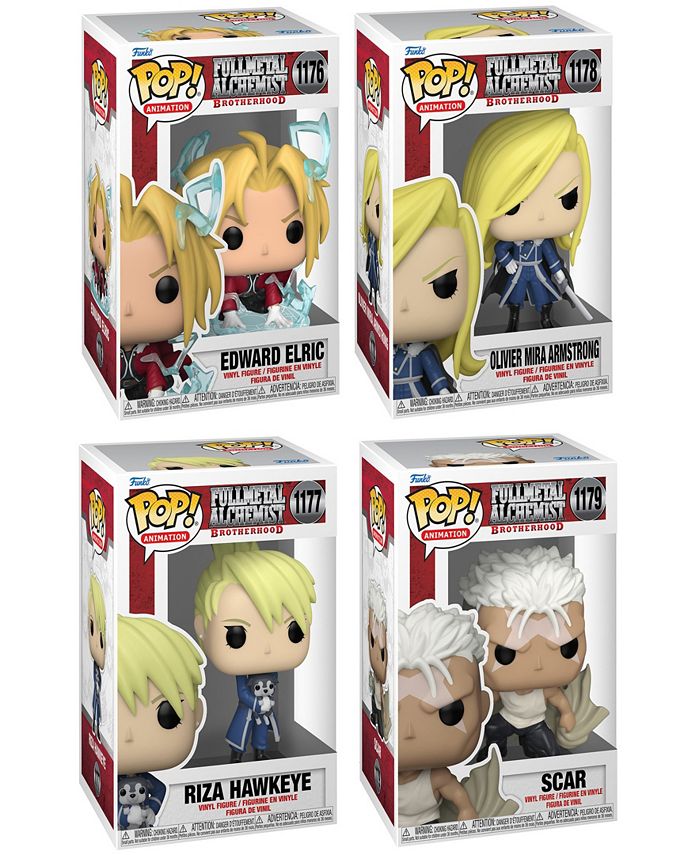 Funko Animation Full Metal Alchemist Brotherhood 4 Piece Collectors Set ...