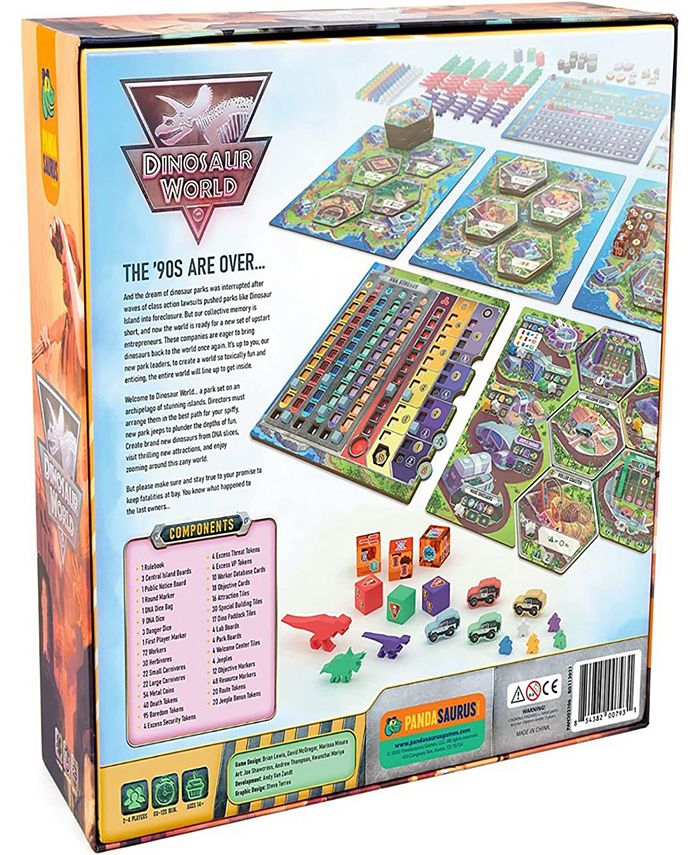 Pandasaurus Games Dinosaur World Strategy Board Game - Macy's