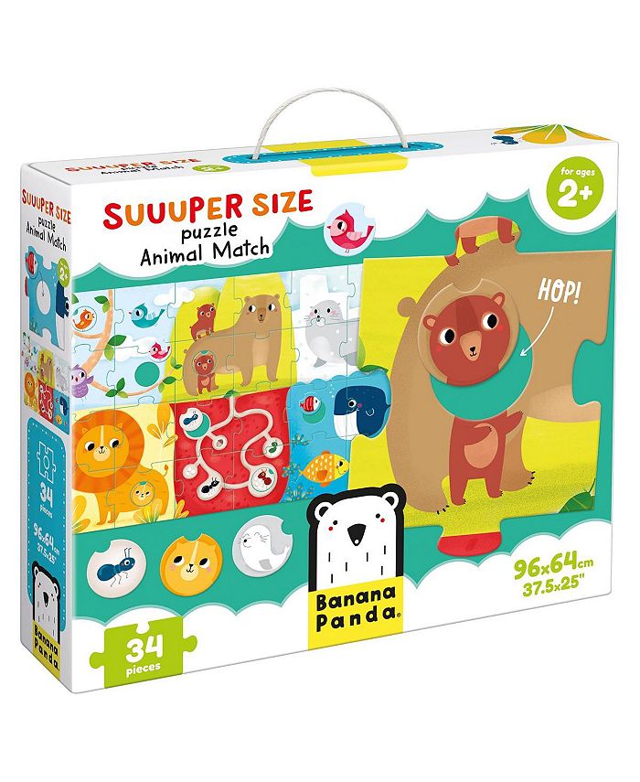 Banana Panda Suuuper Size Puzzle Animal Match - Large Jigsaw Floor ...