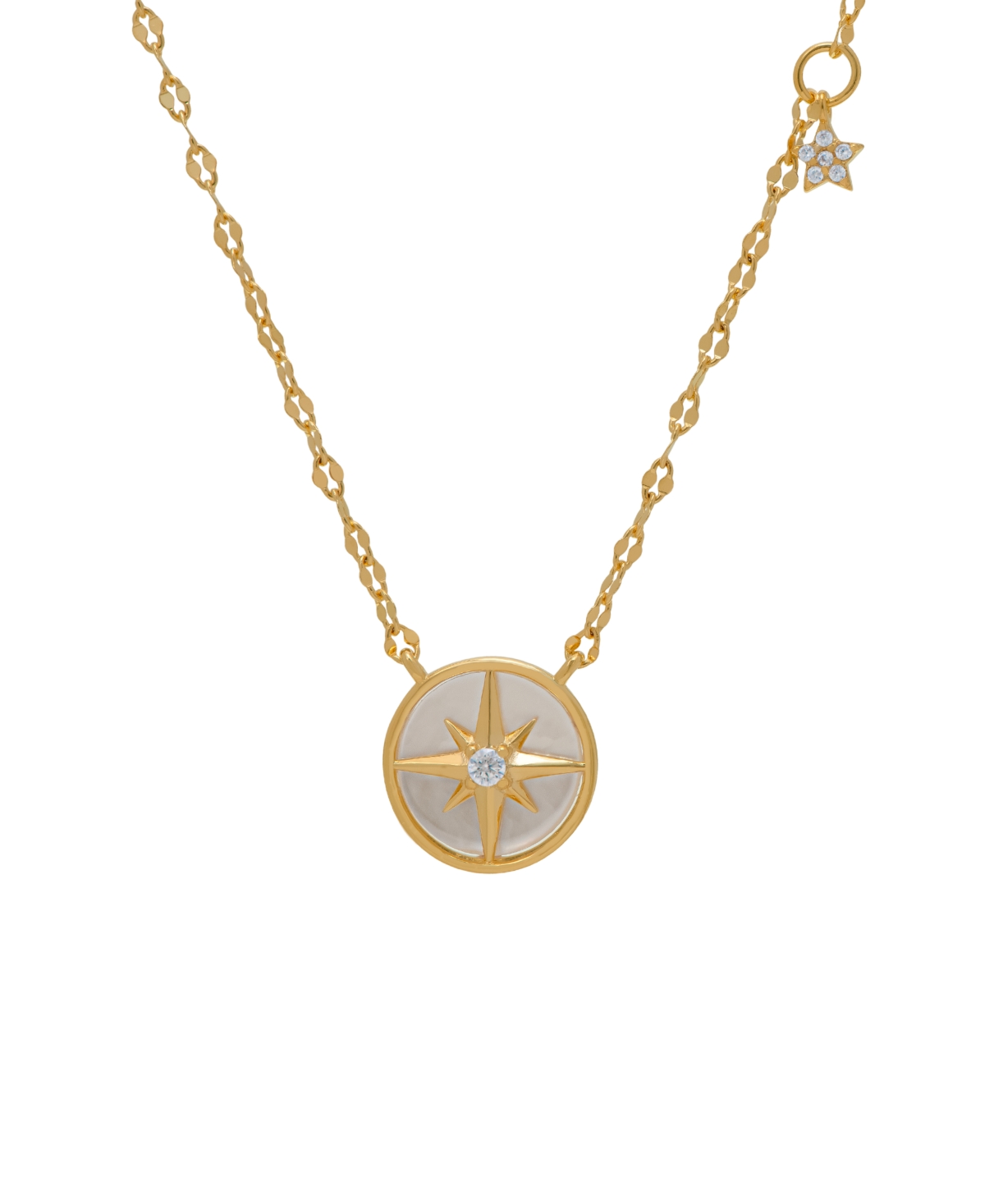 Click here for Macys Mother of Pearl and Cubic Zirconia Star in C... prices