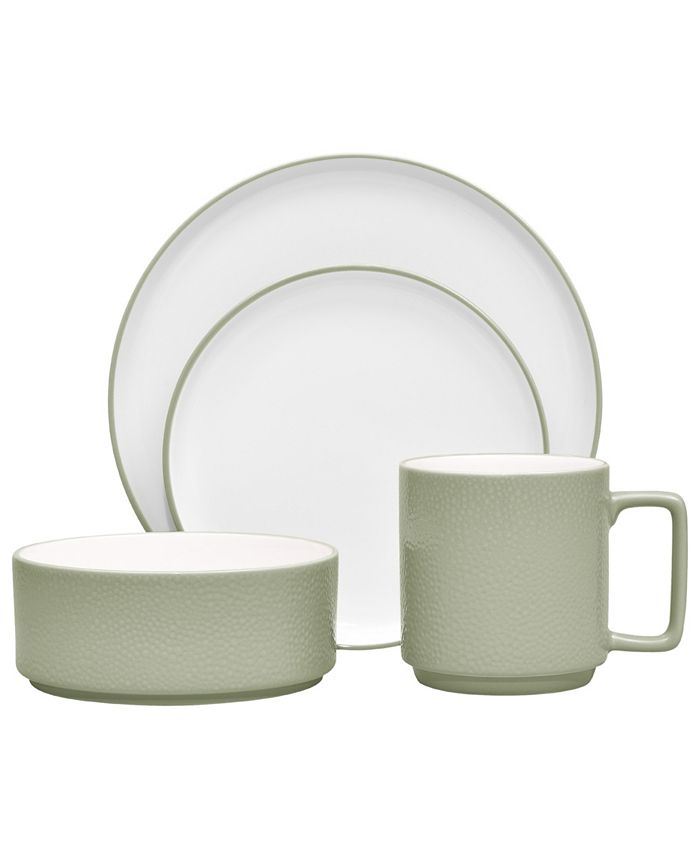 Noritake Colortex Stone 4 Piece Place Setting - Macy's