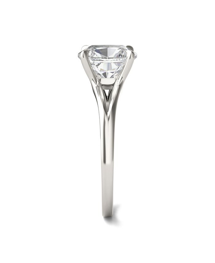 Charles & Colvard Moissanite Oval Solitaire Ring (2-1/3 Ct. t.w ...