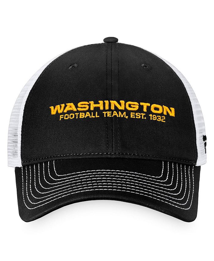Fanatics Men's Branded Black, White Washington Commanders Fundamental ...