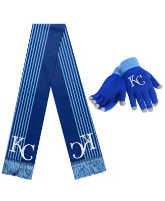 Women's Royal Kansas City Royals Gloves and Scarf Set - Macy's