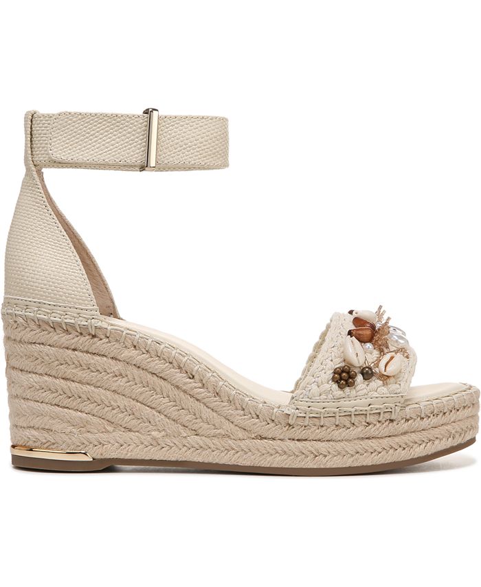 Franco Sarto Women's Clemens-Shell Espadrille Wedge Sandals - Macy's