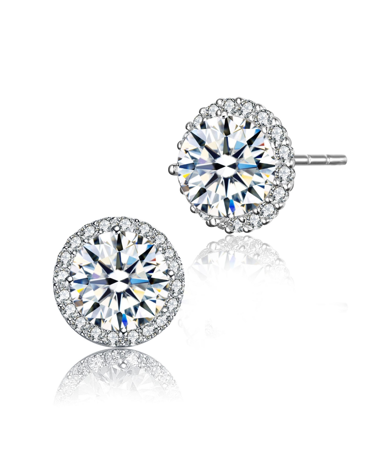 Click here for Sterling Silver with Colored Cubic Zirconia Stud E... prices