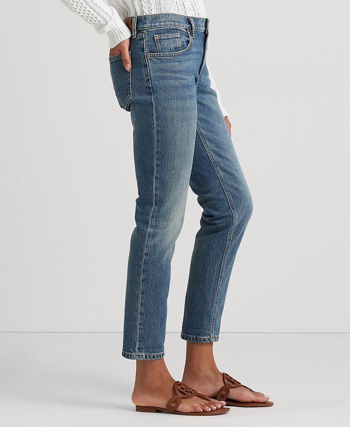 Lauren Ralph Lauren Women's Relaxed Tapered Ankle Jeans - Macy's