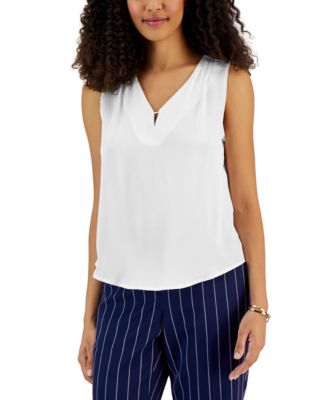 Kasper Women's Hardware-Trim V-Neck Camisole - Macy's