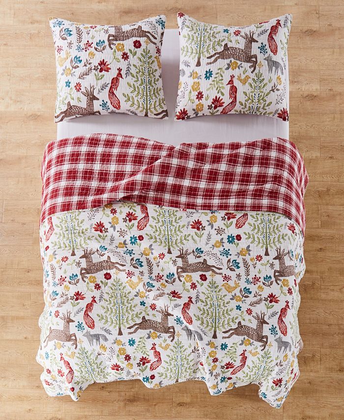 Levtex Folk Deer Woodland 2-Pc. Quilt Set, Twin/Twin XL - Macy's
