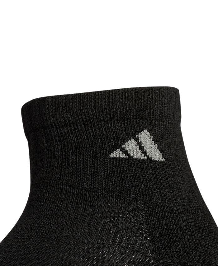 adidas Men's Cushioned Quarter Extended Size Socks, 6-Pack - Macy's