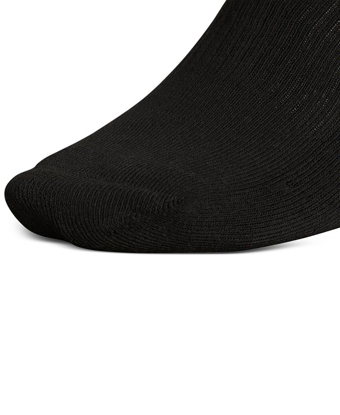 adidas Men's No-Show Athletic Extended Size Socks, 6 Pack - Macy's