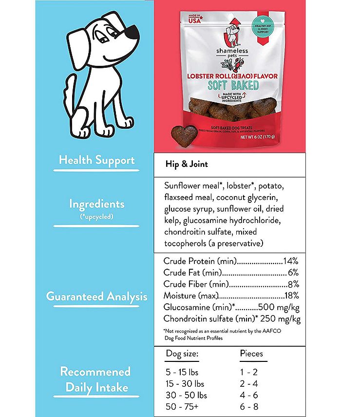 Shameless Pets Soft Dog Treats - Natural, Healthy Dog Treats Made with ...