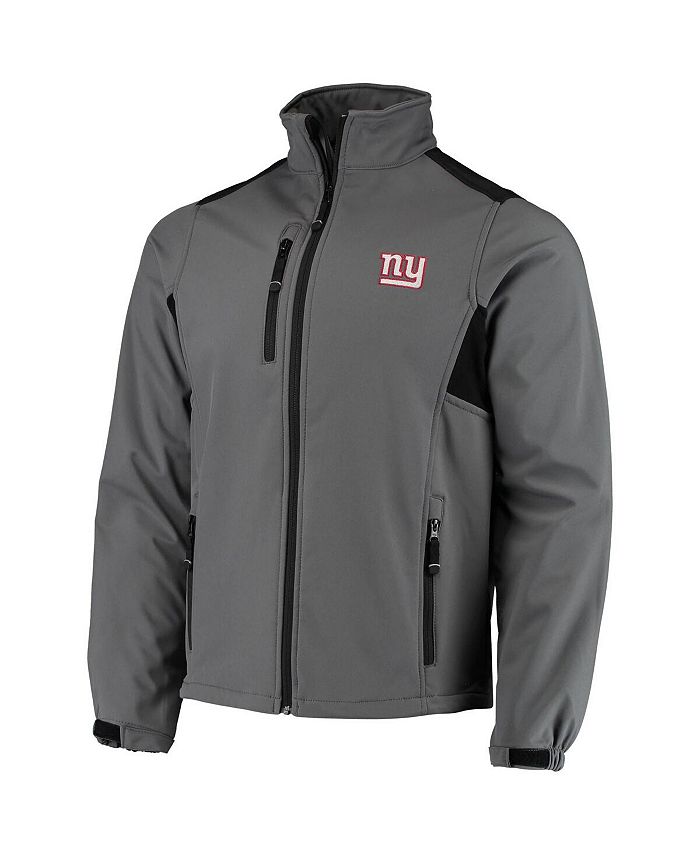 Dunbrooke Men's Charcoal New York Giants Circle Softshell Fleece Full ...