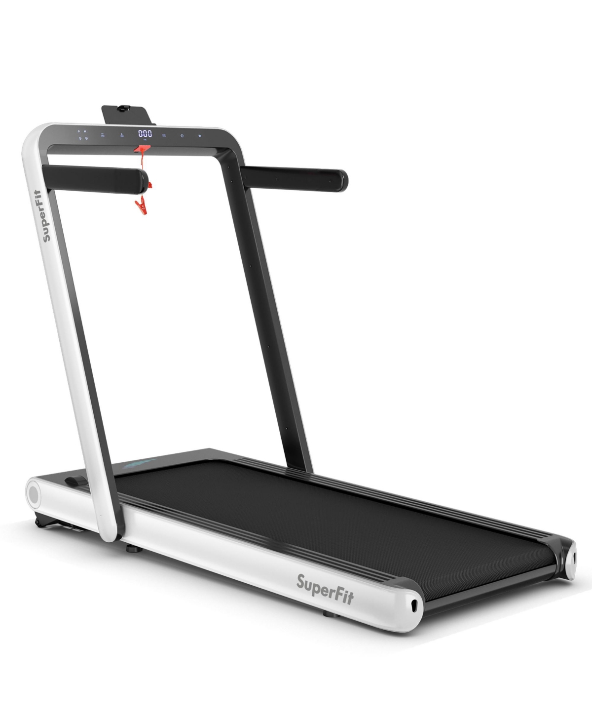 Click here for Costway 4.75HP 2 In 1 Folding Treadmill - White prices