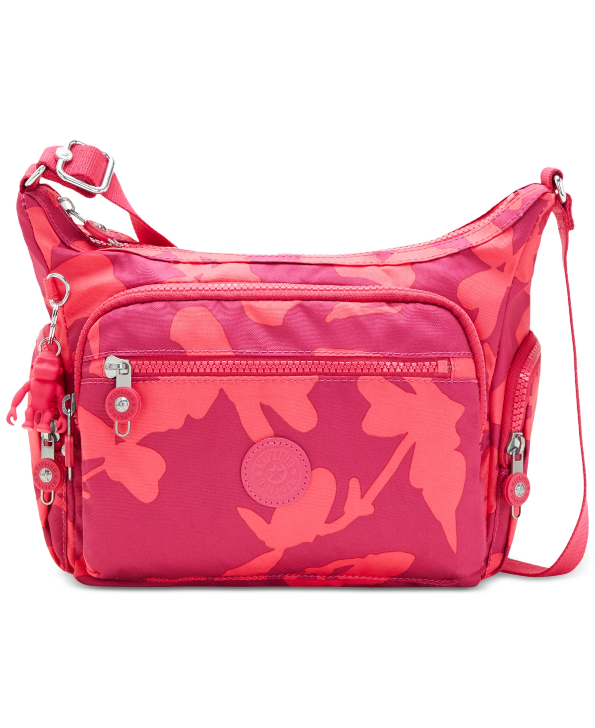Kipling Gabbie Small Shoulder Bag In Coral Print | ModeSens