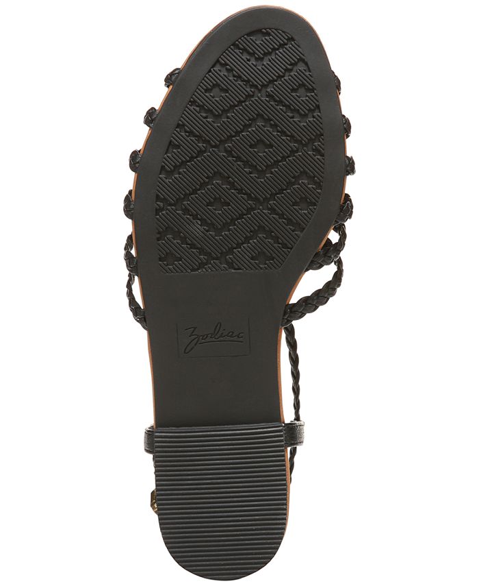 Zodiac Women's Misha Braid Gladiator Strappy Flat Sandals - Macy's