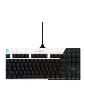 Logitech G Pro Wired Mechanical Switch Gaming Keyboard (K/da White ...