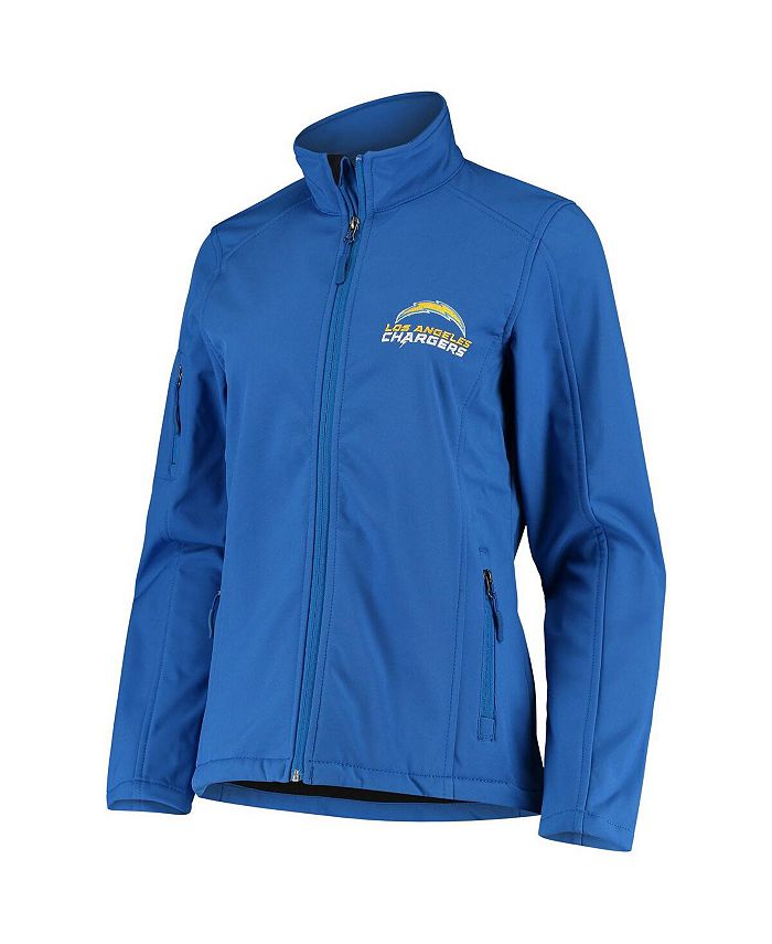 Dunbrooke Women's Royal Los Angeles Chargers Full-Zip Sonoma Softshell ...