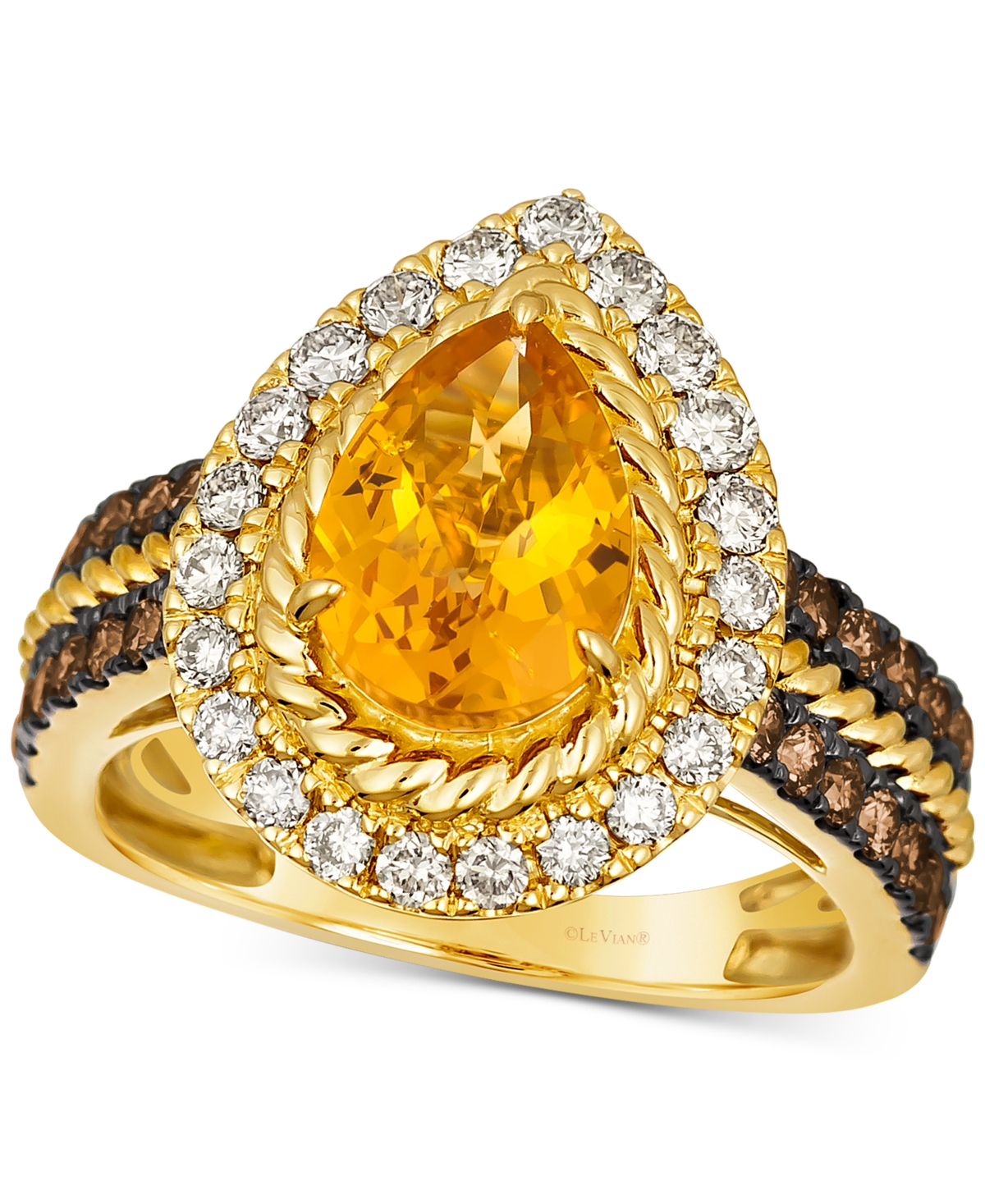 Click here for Le Vian Cinnamon Citrine (1-5/8 ct. t.w.) & Diamon... prices