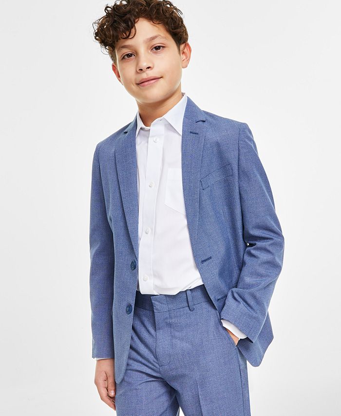 Nautica Big Boys 2-piece. Micro-Texture Suit - Macy's