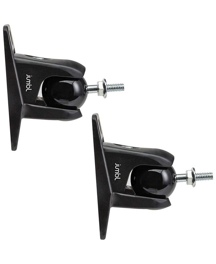 Jumbl Speaker Wall Mount Brackets, Pair of 2 Speaker Mounts - Black - Macy's