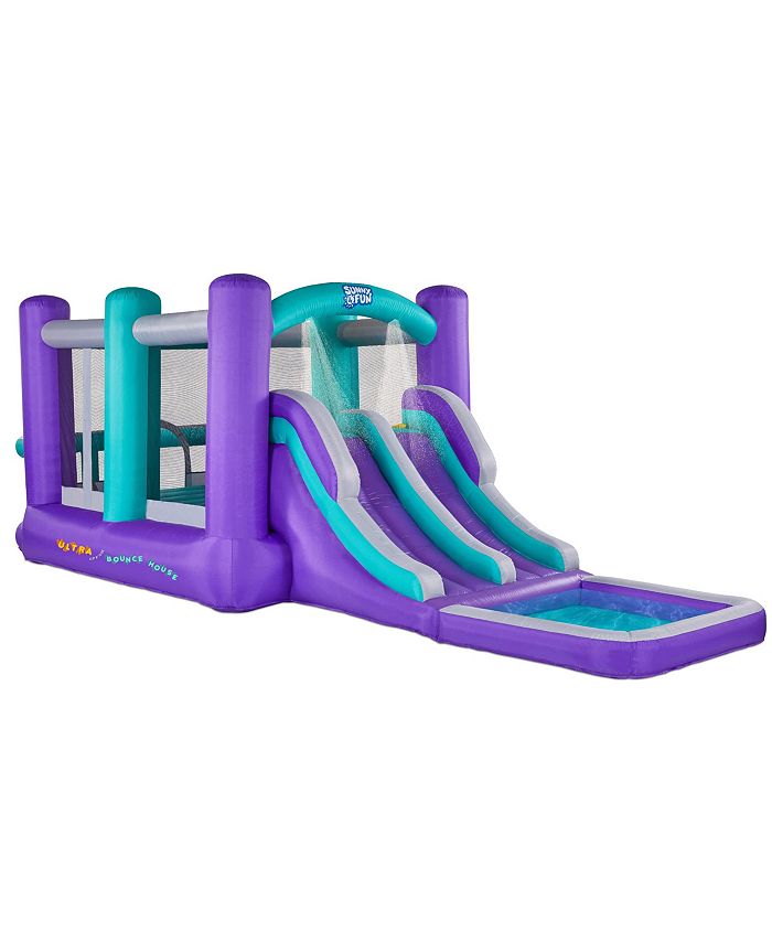 Sunny & Fun Inflatable Water Slide, Blow up Pool & Bounce House - Macy's