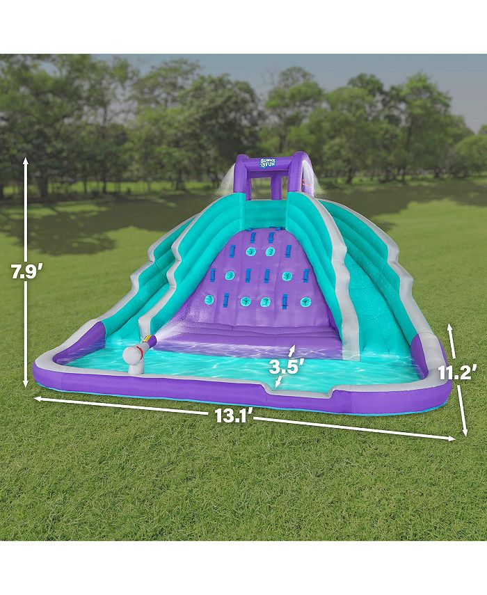 Sunny & Fun Inflatable Water Slide & Blow up Pool, Kids Water Park - Macy's