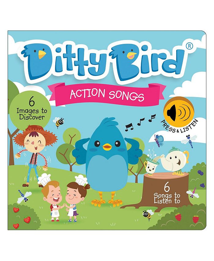 Ditty Bird Children's Songs and Action Songs Books - Macy's