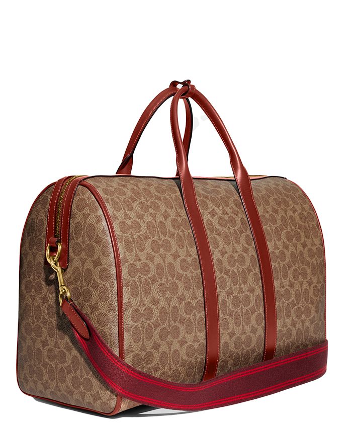COACH Gotham Duffle In Signature Canvas - Macy's