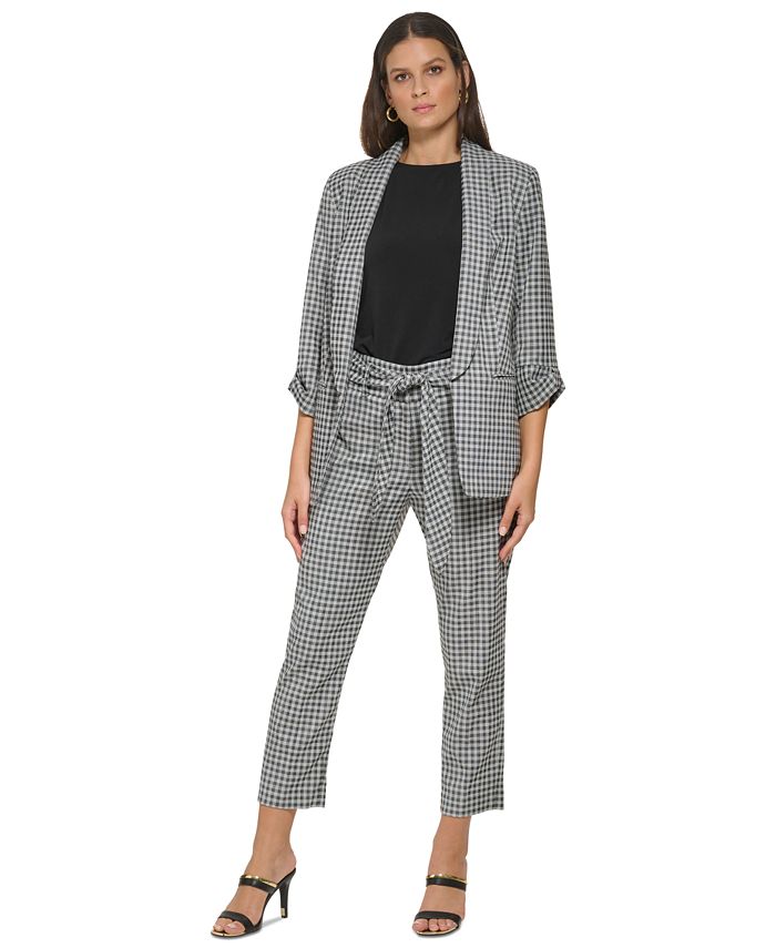 DKNY Women's Shawl Collar Long Sleeve Blazer - Macy's