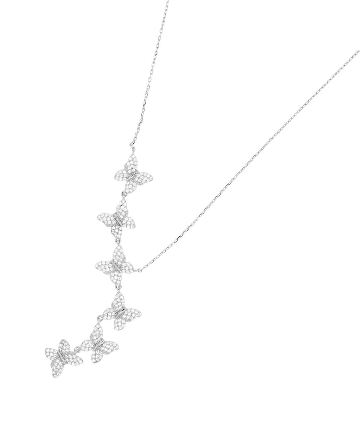 Click here for Macys Cubic Zirconia Butterfly (2 ct. t.w.) in Ste... prices