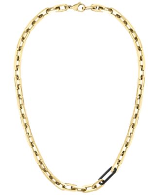 Lacoste Men's Paperclip Chain Necklace - Macy's