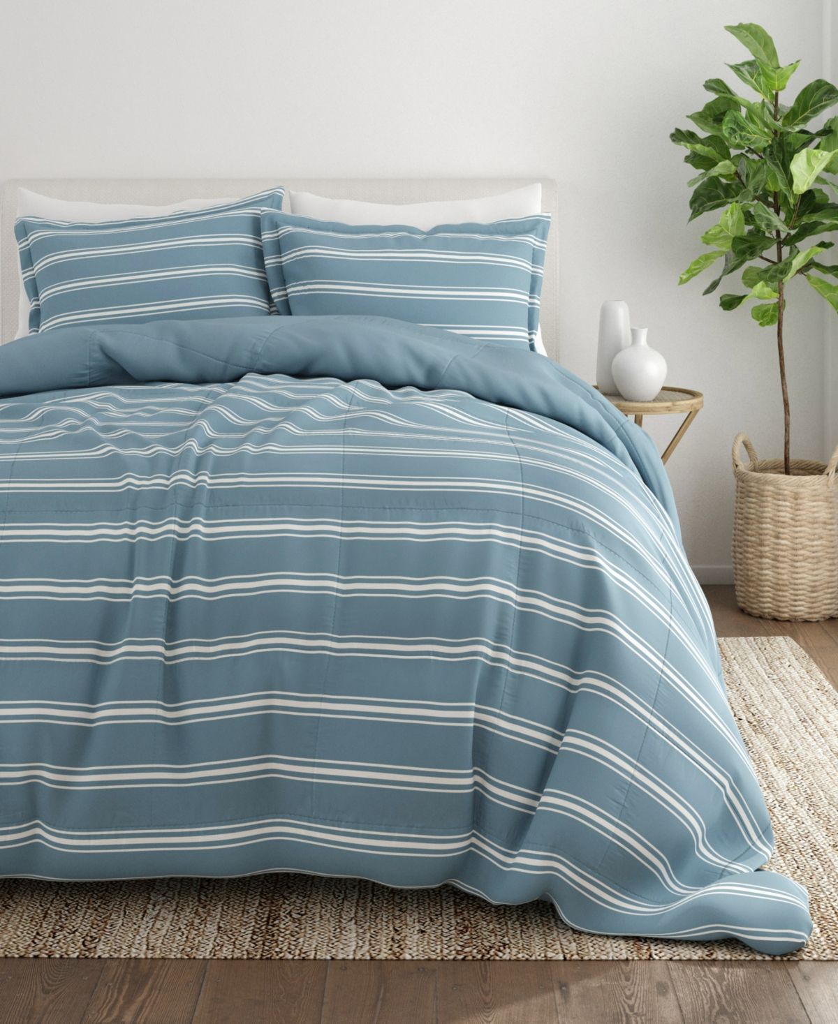 Click here for ienjoy Home Ultra Soft Stripe Reversible 2- Pc. Co... prices