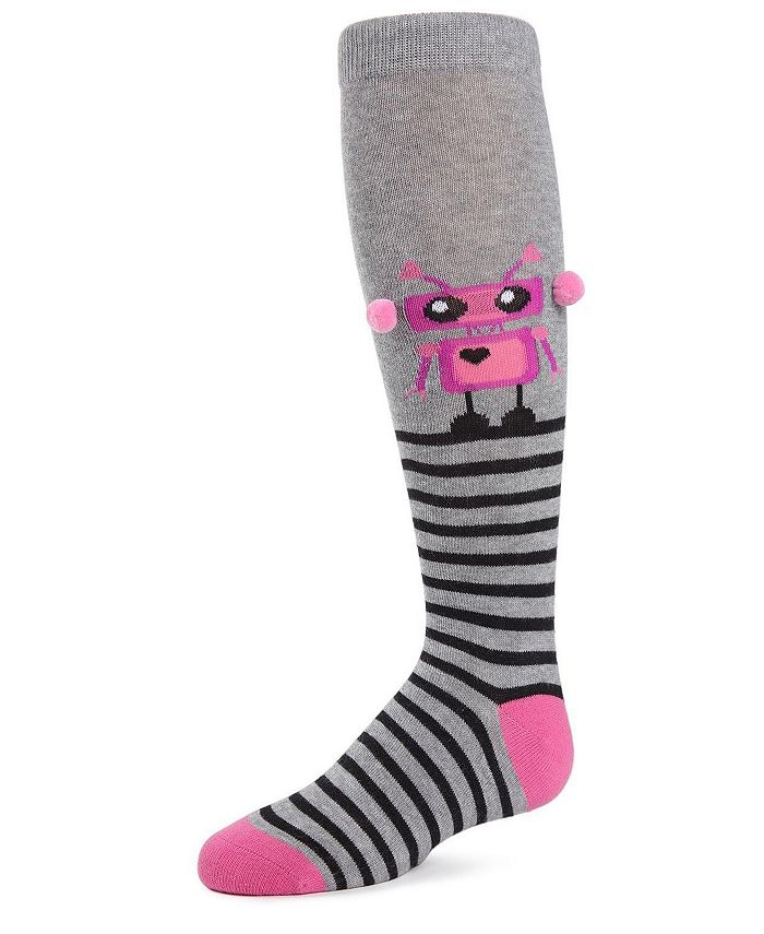 MeMoi Girl's Rockin’ Robots Knee Socks - Macy's