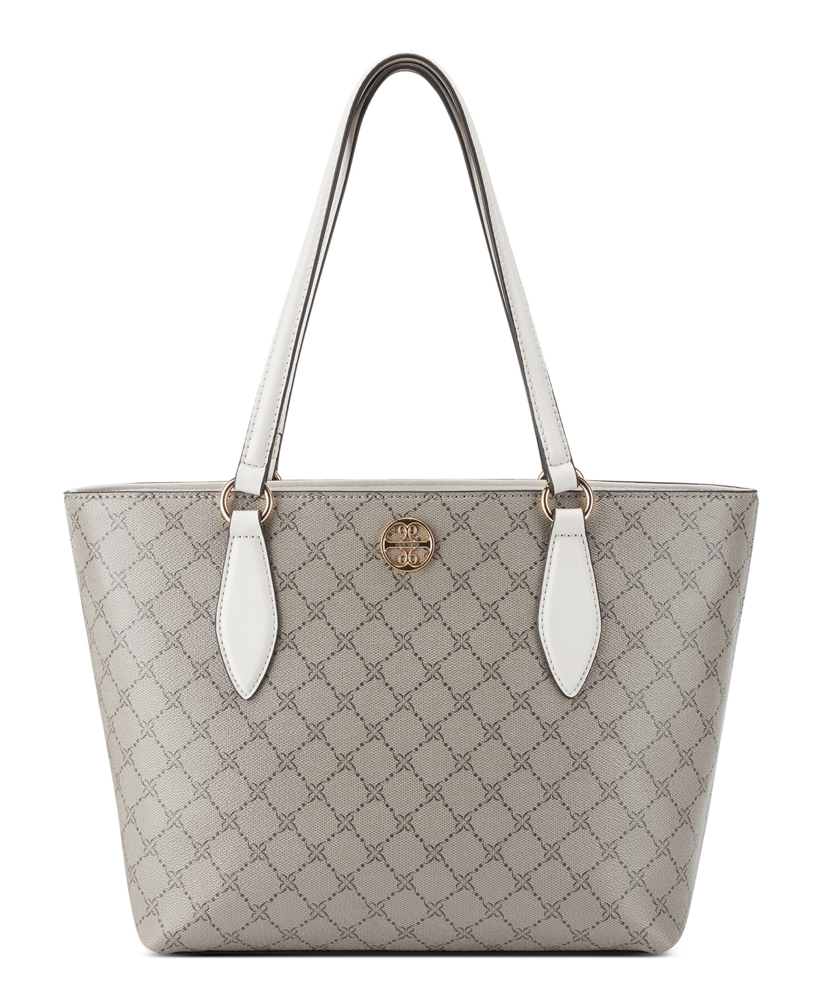Nine West Women's Kyelle Small Tote In Beige Logo/milk | ModeSens
