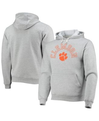 Men's League Collegiate Wear Heathered Gray Clemson Tigers Seal Neuvo ...