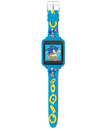 Sega Children's Sonic the Hedgehog Blue Silicone Smart Watch 38mm - Macy's