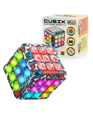 Power Your Fun Cubik LED Flashing Cube Memory Game - Action - Macy's