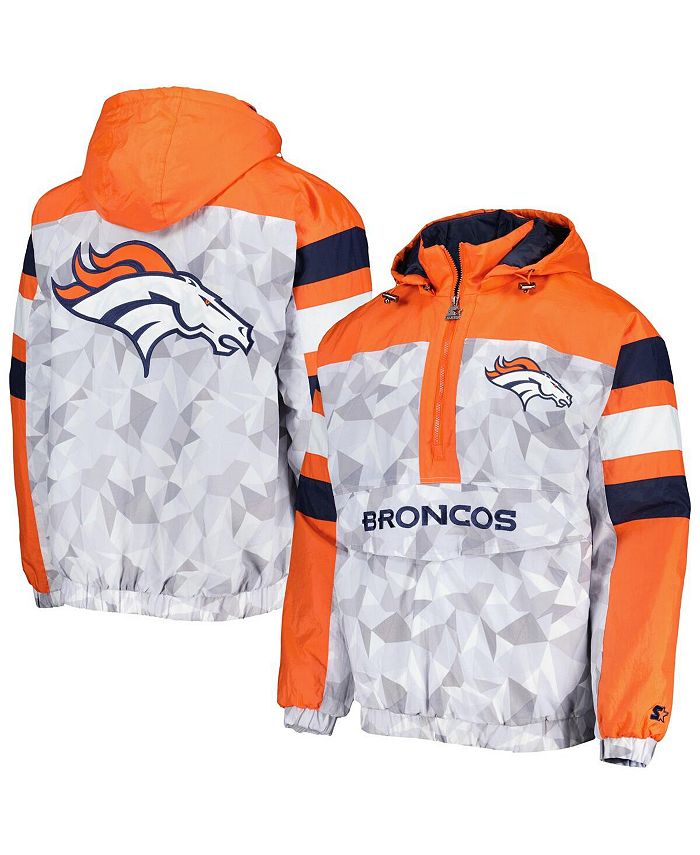 Starter Men's White and Orange Denver Broncos Thursday Night Gridiron ...