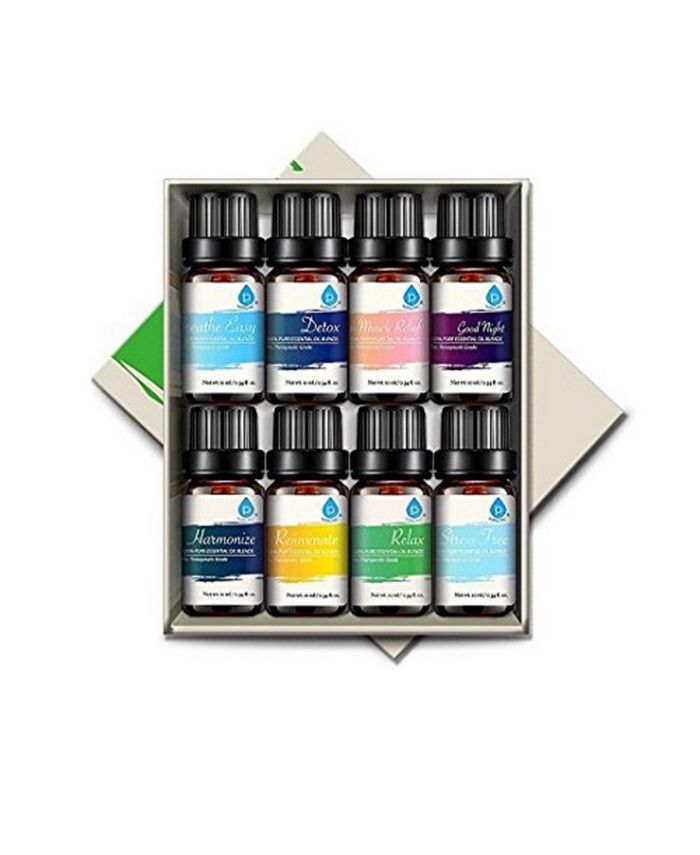 PURSONIC 8 Pack 100% Pure Essential Aromatherapy Oils - Macy's