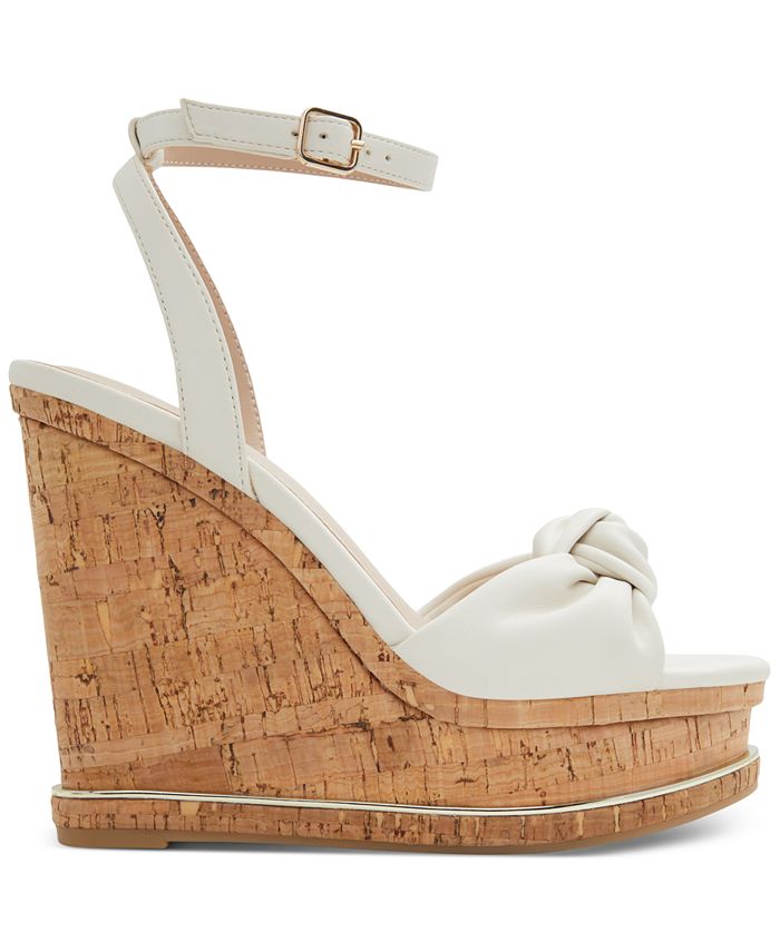ALDO Women's Barykin Knotted Platform Wedge Sandals - Macy's