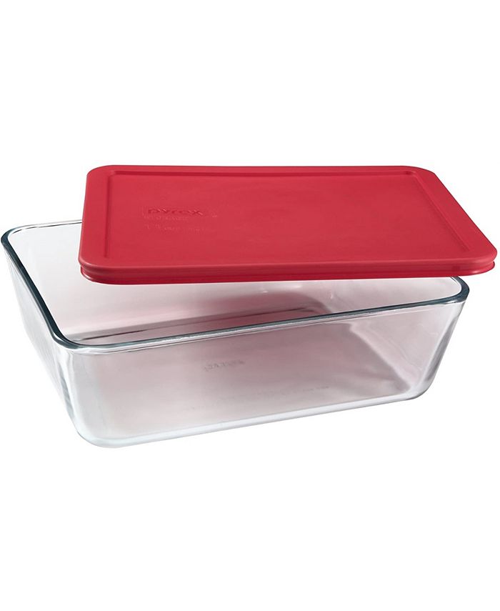 Pyrex Simply Store Rectangular Glass Food Storage Dish, 11-Cup - Macy's
