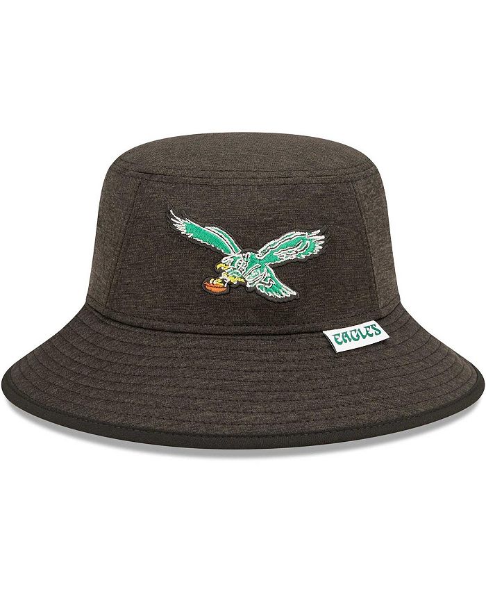 New Era Men's Heather Black Philadelphia Eagles Bucket Hat - Macy's