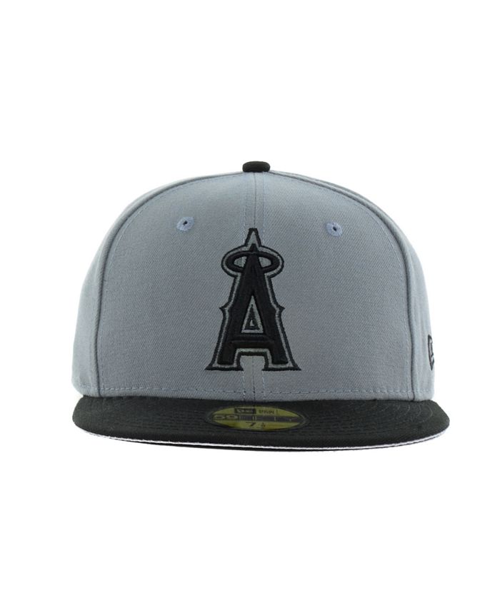 New Era Los Angeles Angels of Anaheim FC Gray Black 59FIFTY Cap - Macy's