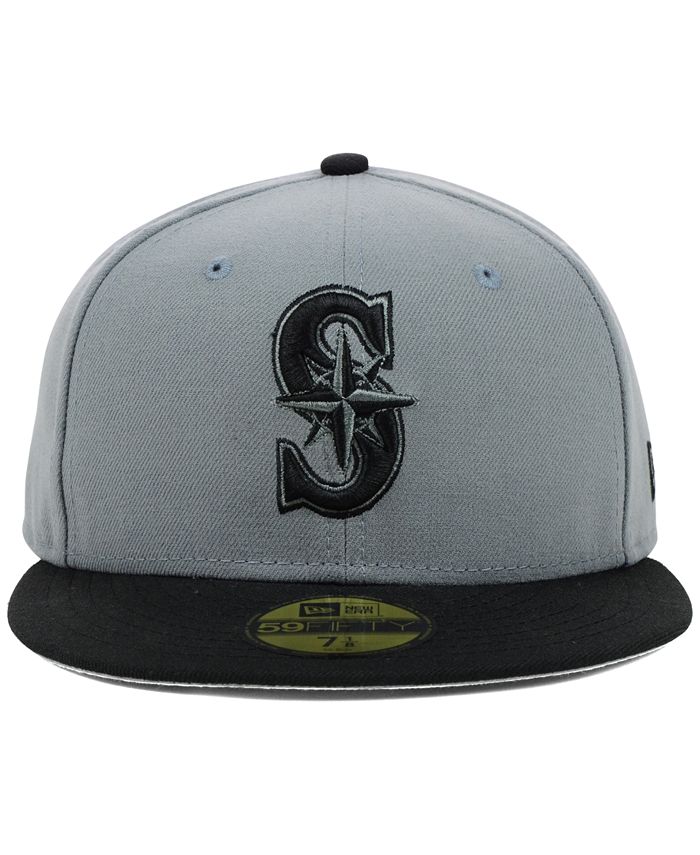 New Era Seattle Mariners FC Gray Black 59FIFTY Cap - Macy's