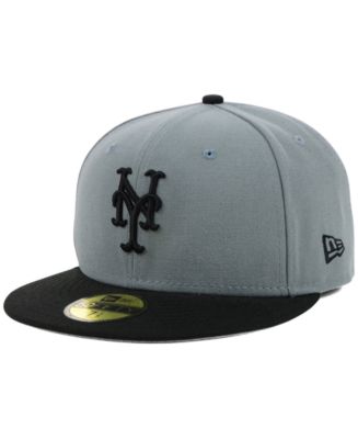 New Era New York Mets FC Gray Black 59FIFTY Cap - Macy's